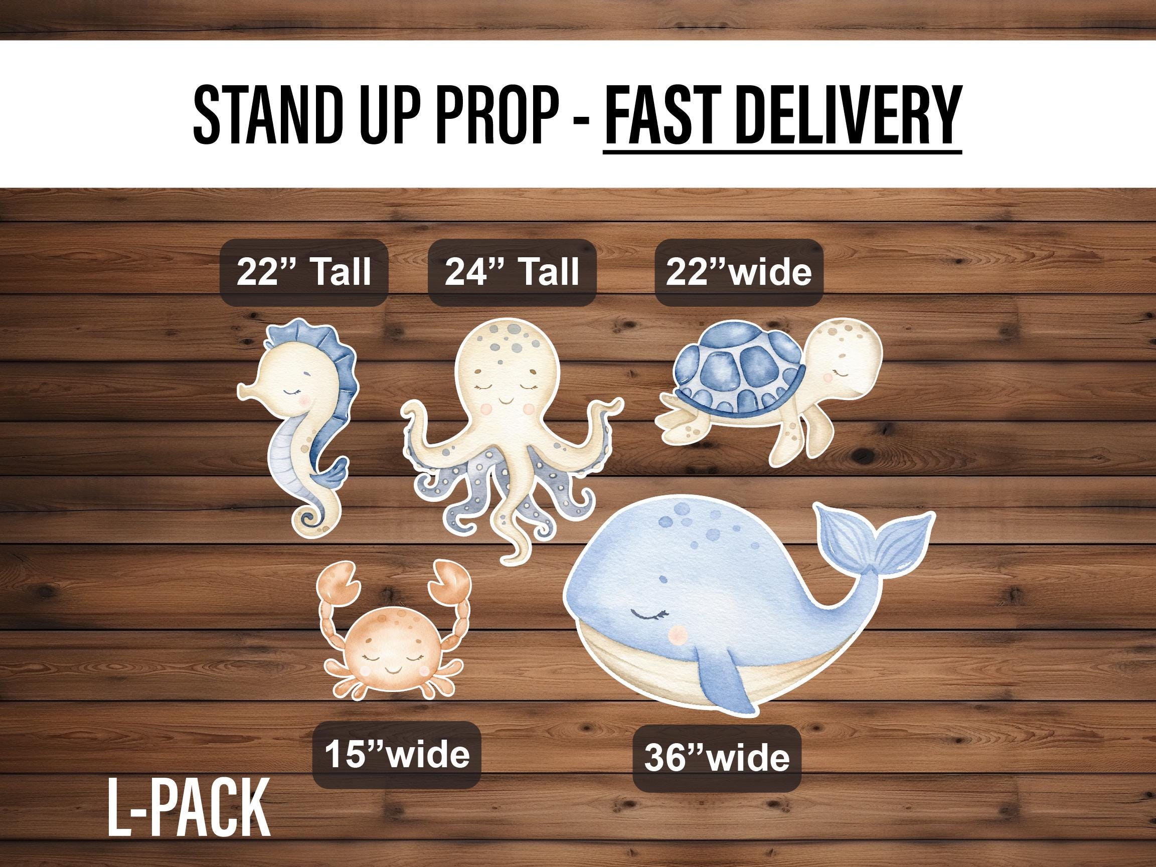 Ocean animals Sea animals Cutouts cute sea watercolor Cutouts centerpi ...